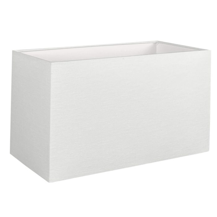 White Rectangle Lampshade | Imperial Lighting | Made In Devon